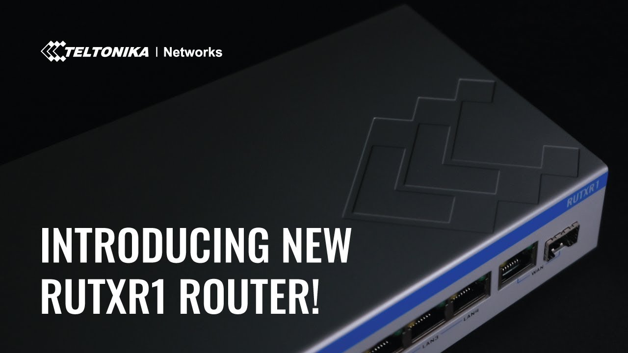 Introducing RUTXR1 - Enterprise Rack-Mountable SFP/LTE Router
