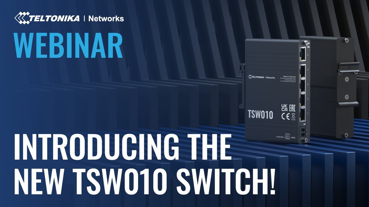 TSW010 - Din Rail Switch | Webinar