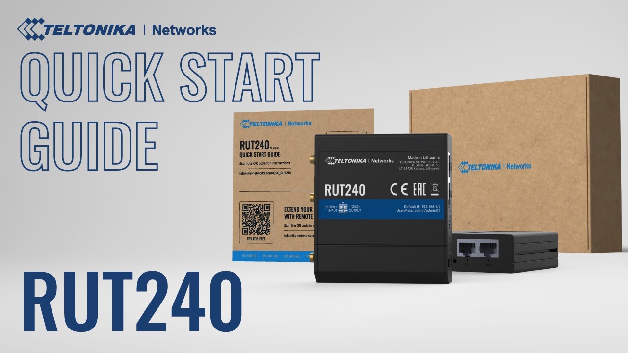 Teltonika RUT240 Industrial Cellular Router